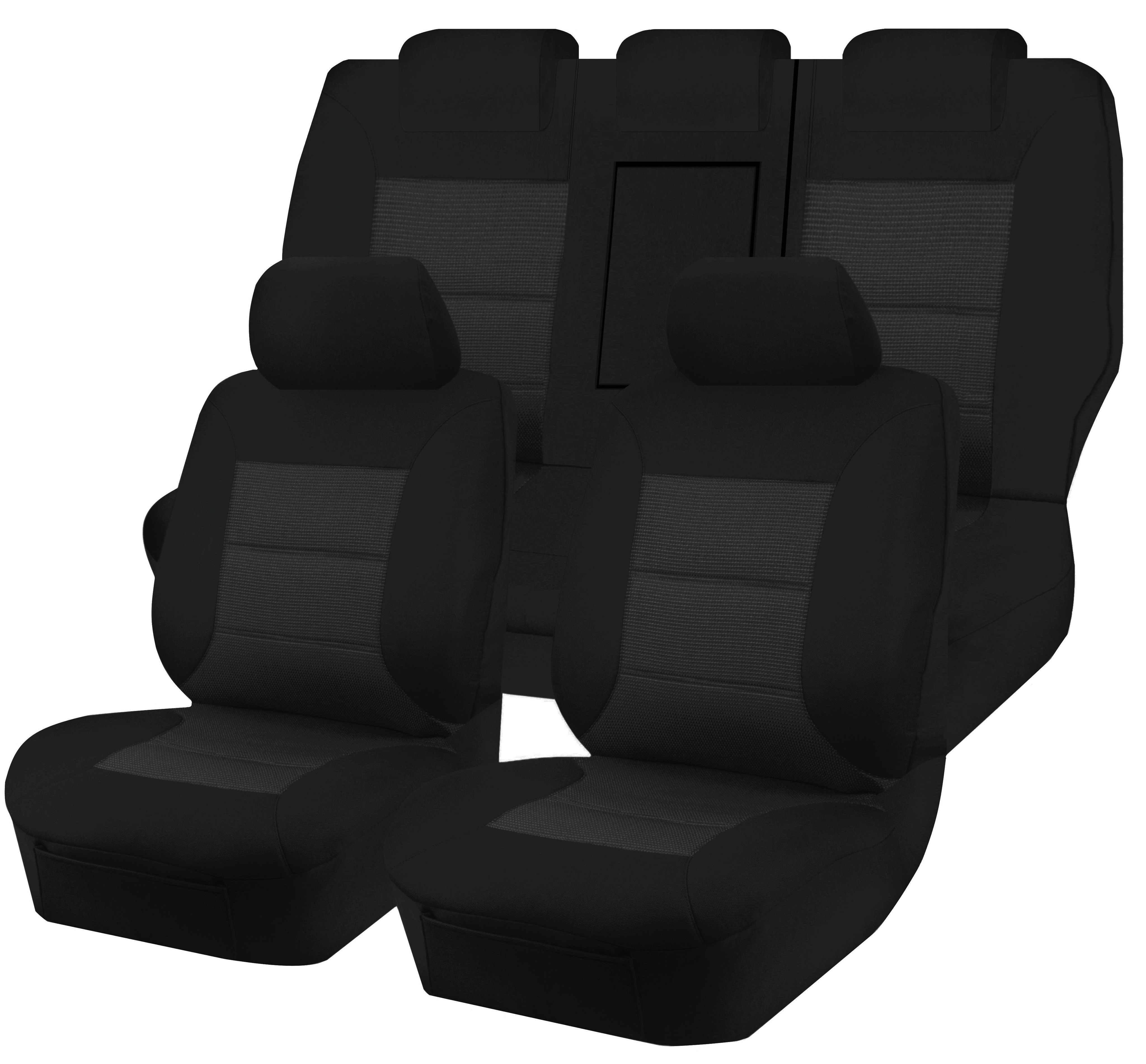 Buy Premium Jacquard Seat Covers - For Ford Territory Sx/Sy/Sz Series 4X4 Suv/Wagon (2004-2016 ...