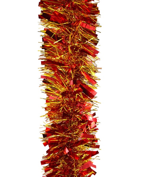 Buy 10m RED GOLD Mix Christmas Tinsel 100mm wide - MyDeal Australia