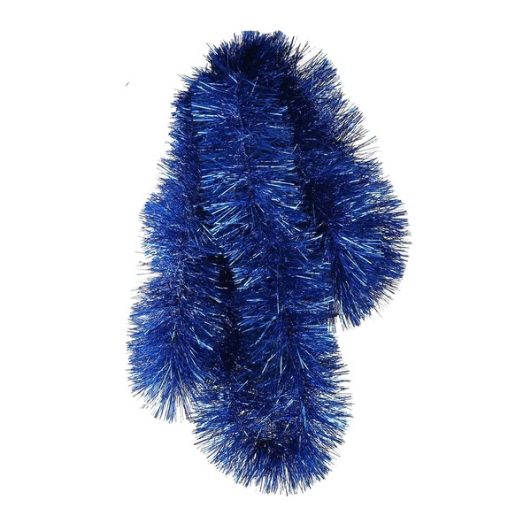 Buy 50m MID BLUE Christmas Tinsel 100mm wide - MyDeal Australia