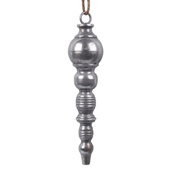 Buy Antique Silver Metal Finial 35cm - MyDeal Australia