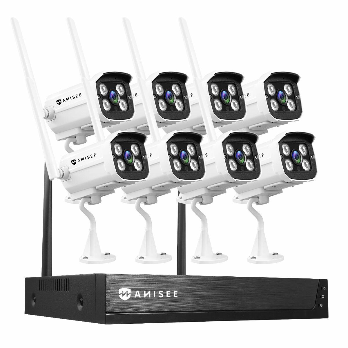 Buy 1080P Security Camera CCTV Set Wireless Full HD Surveillance System ...
