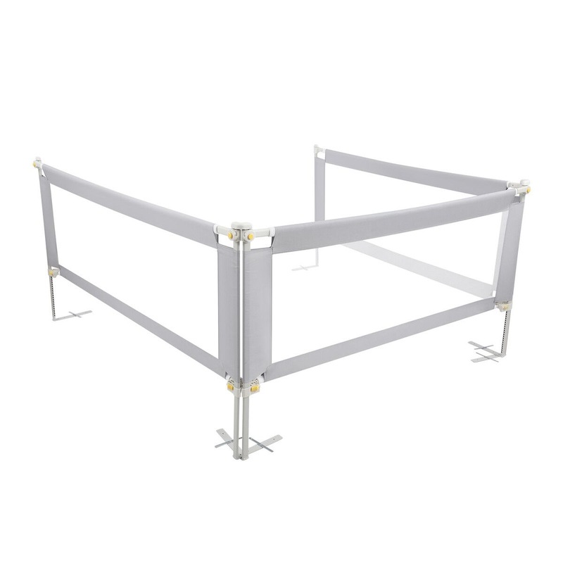 Buy 3Pcs Kids Bed Rail Bedrail Queen Side Guard Safety Barrier Toddler ...