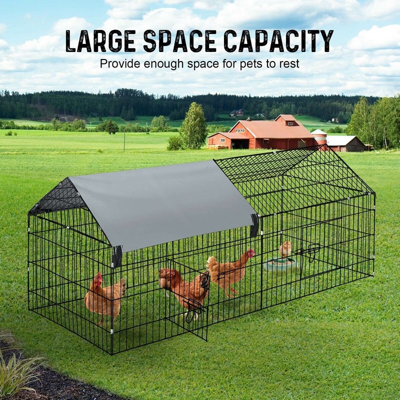 Buy Chicken Coop Run Rabbit Hutch Cat Dog Enclosure Crate Pet Cage ...