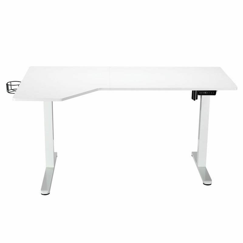 Buy Electric Standing Desk Corner Sit Stand Up Table Height Adjustable ...