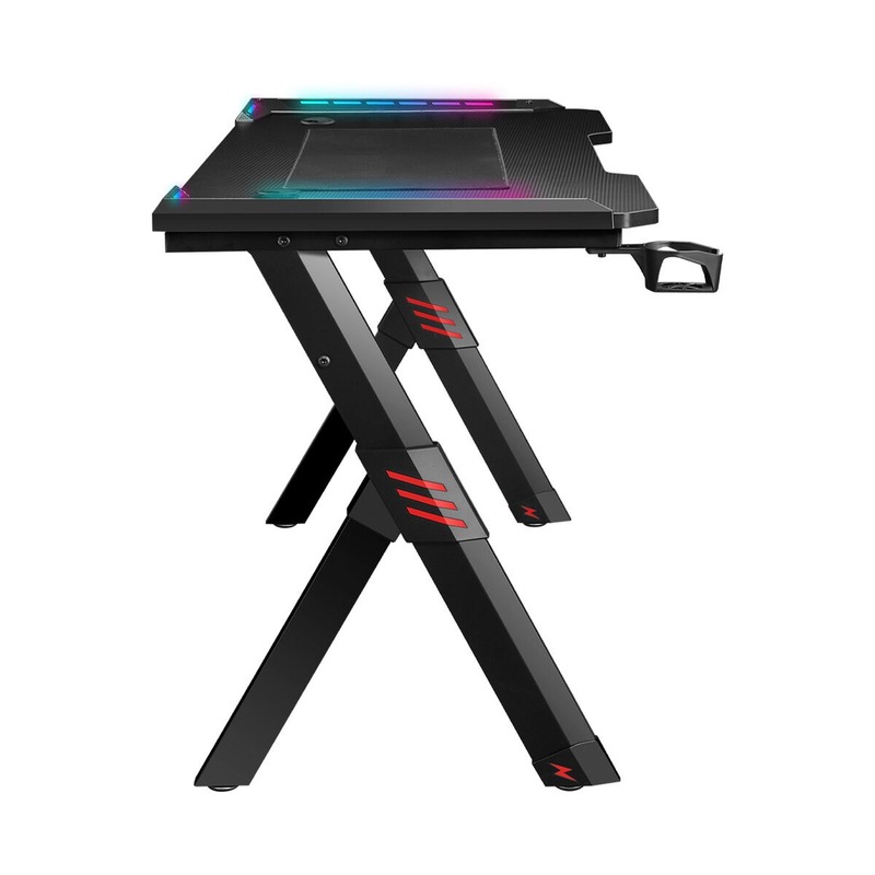 Buy Gaming Desk Office Computer Racer Table Desktop 140CM RGB LED ...
