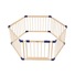 Buy Kidbot 8-Panel Wooden Baby Playpen Kids Activity Play Center Safety ...