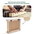 Buy Kidbot 8-Panel Wooden Baby Playpen Kids Activity Play Center Safety ...