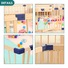 Buy Kidbot 8-Panel Wooden Baby Playpen Kids Activity Play Center Safety ...
