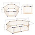 Buy Kidbot 8-Panel Wooden Baby Playpen Kids Activity Play Center Safety ...