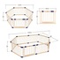 Buy Kidbot 8-Panel Wooden Baby Playpen Kids Activity Play Center Safety ...