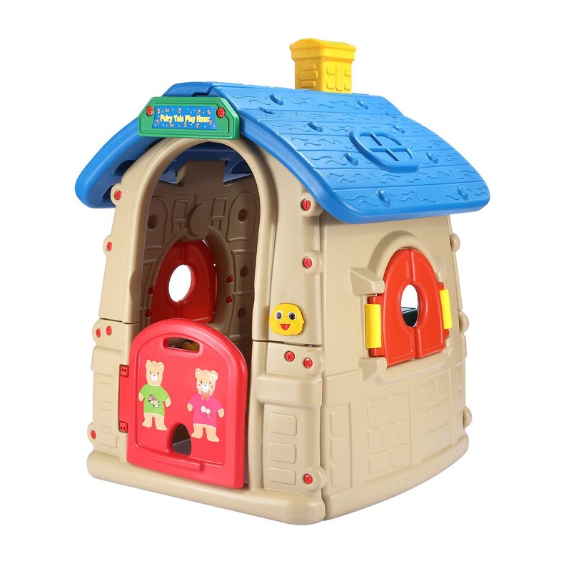 Buy Kidbot Cubby Playhouse Kids Outdoor Toy Plastic Play Equipment ...