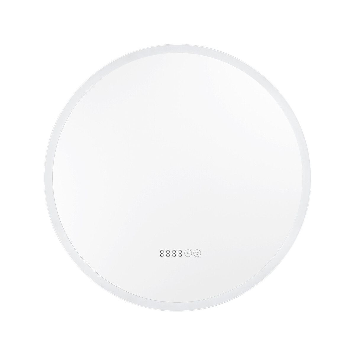 Buy LUXSUITE Bathroom Mirror Smart Round LED Fogless Wall Mounted for ...