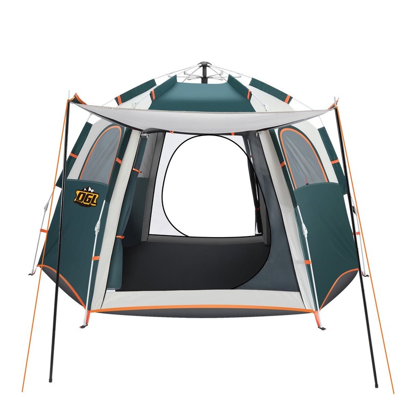 Buy OGL 5 Person Tent Camping Beach Shelter Instant Pop Up Family Sun ...