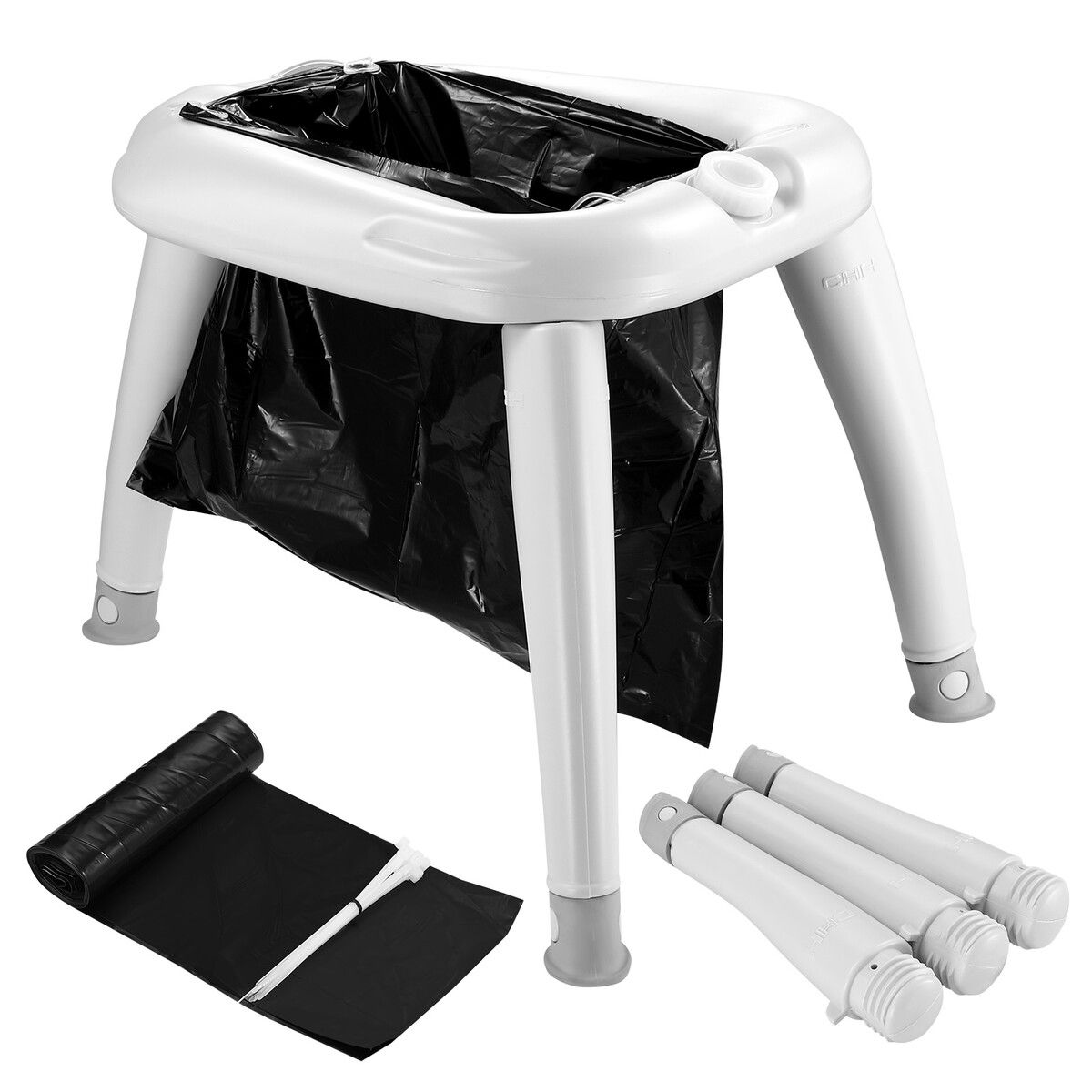 Buy Portable Camping Toilet Seat Folding Travel Porta Potty Chair with ...