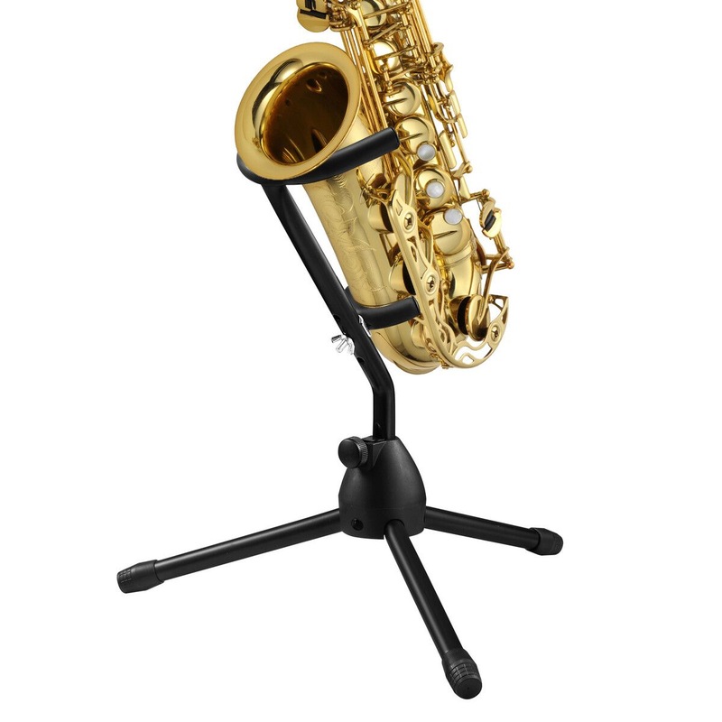 Buy Saxophone Stand Tubular Construction Adjustable Folding Sax Rack ...