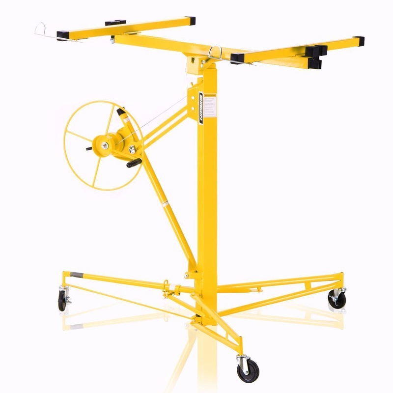 Buy 16' Shogun Drywall Lift Rolling Panel 65KG with Wheels - MyDeal