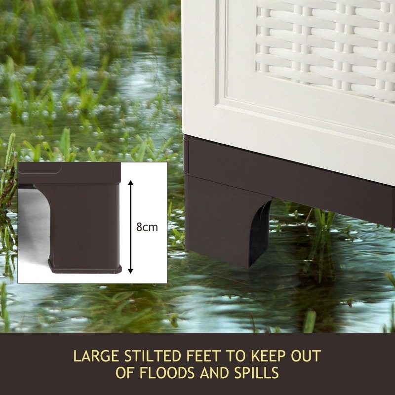 Buy Shogun Outdoor Storage Cabinet Vertical Tool Shed 173CM - MyDeal