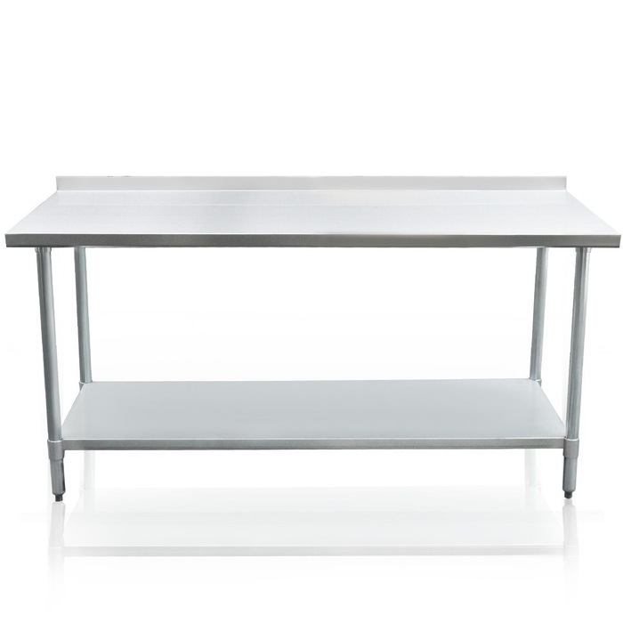 Stainless Steel Kitchen Benches Work Bench Food Prep Table 1219x610 ...