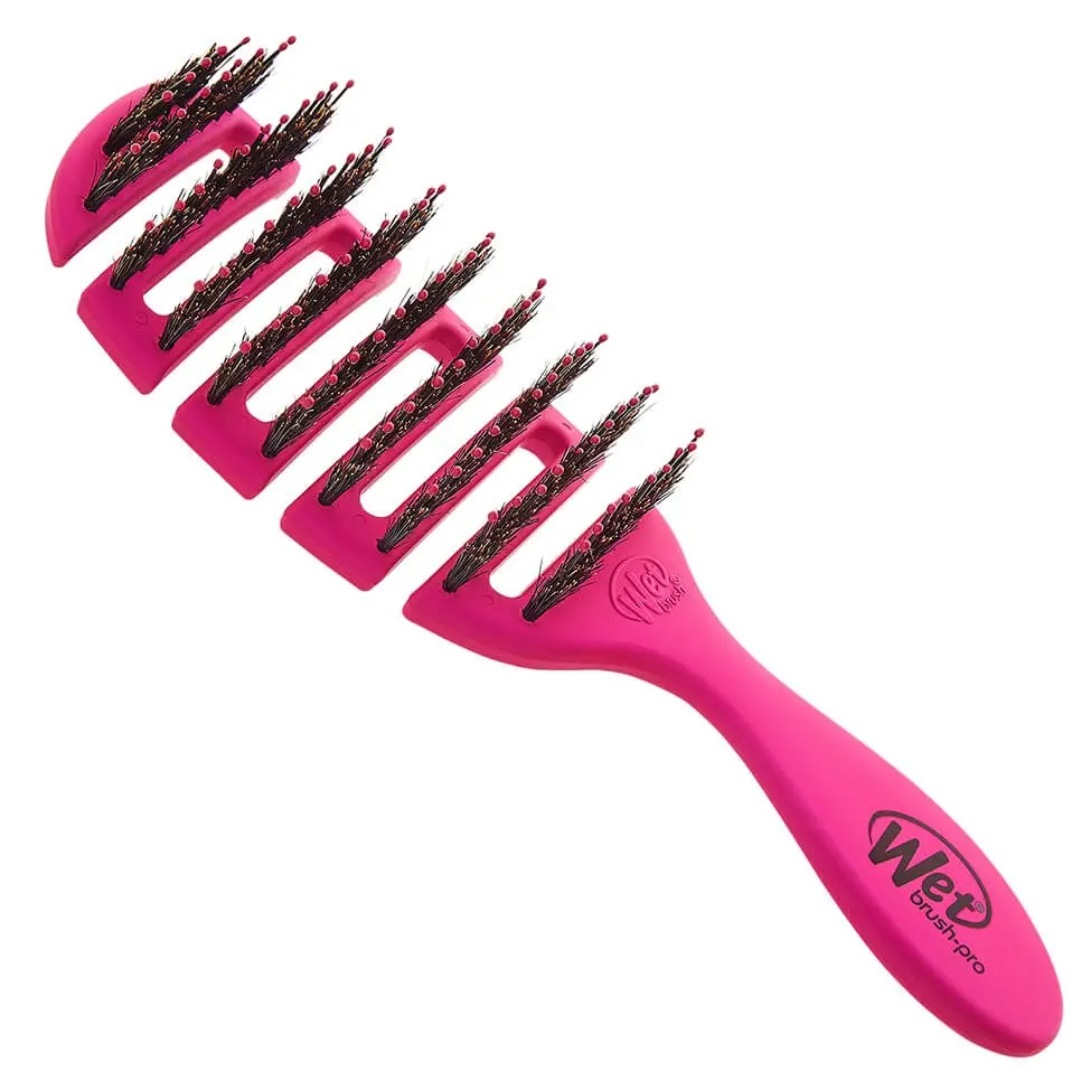 Buy Wet Brush Pro Flex Dry Shine Enhancer Brush Pink - MyDeal Australia