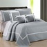 Buy 6 Piece Two-Tone Embossed Comforter Set - MyDeal