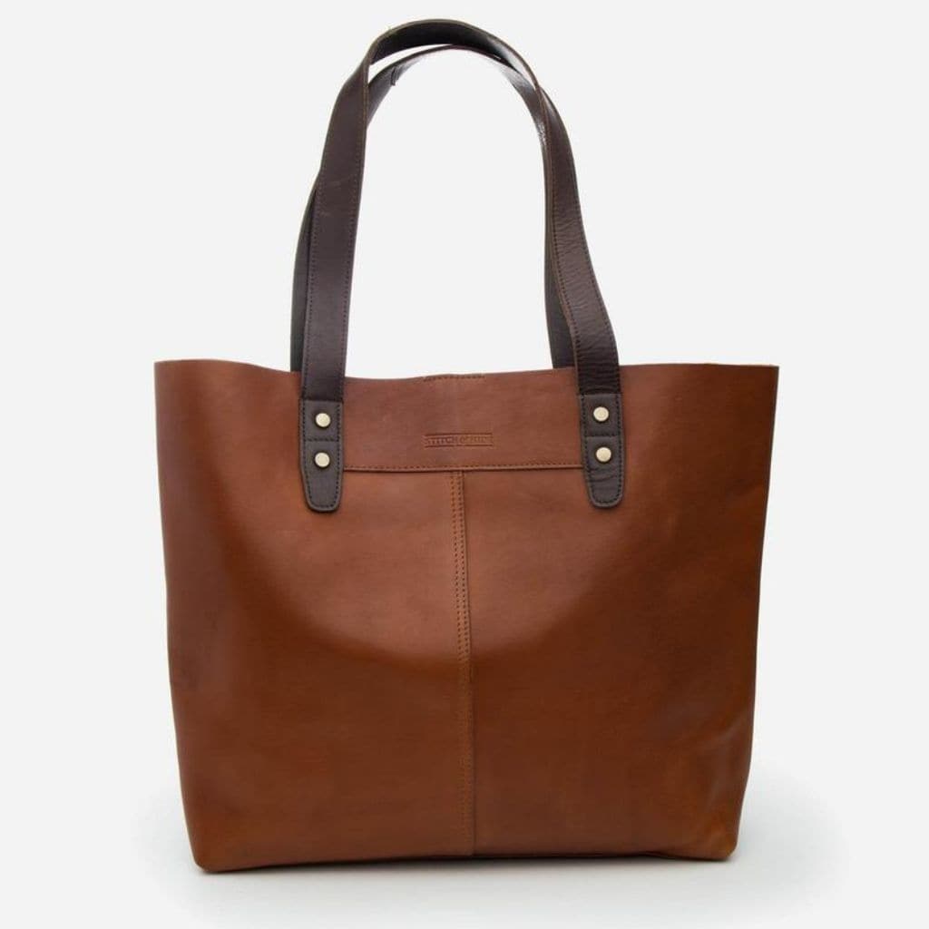 Buy Stitch & Hide Emma Tote Bag Maple - MyDeal Australia