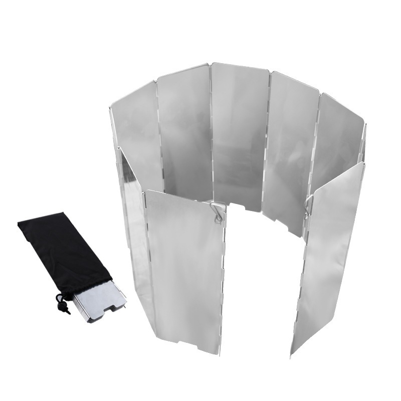 Buy Camping Cooking Camp Fire Wind Shield Fence Foldable Design Metal ...
