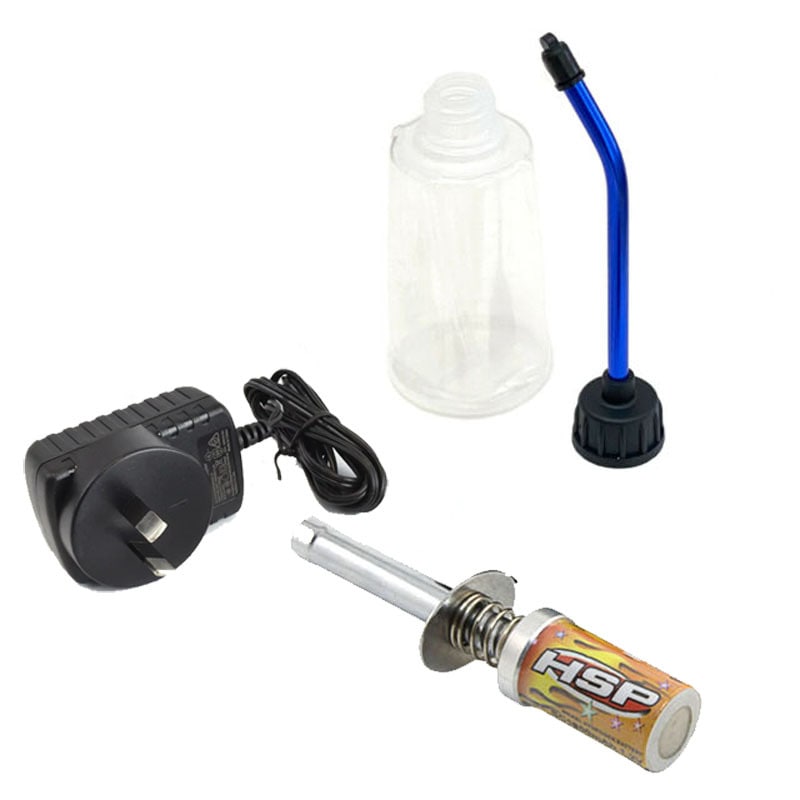 Buy HSP Essential Nitro Gas Rc Car Buggy Truck Starter Kits Glow Plug ...