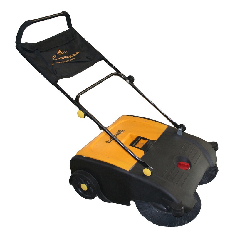 Buy Walk Behind Manual Floor Sweeper Heavy Duty 50L Wet Dry 3000Sqm/H ...