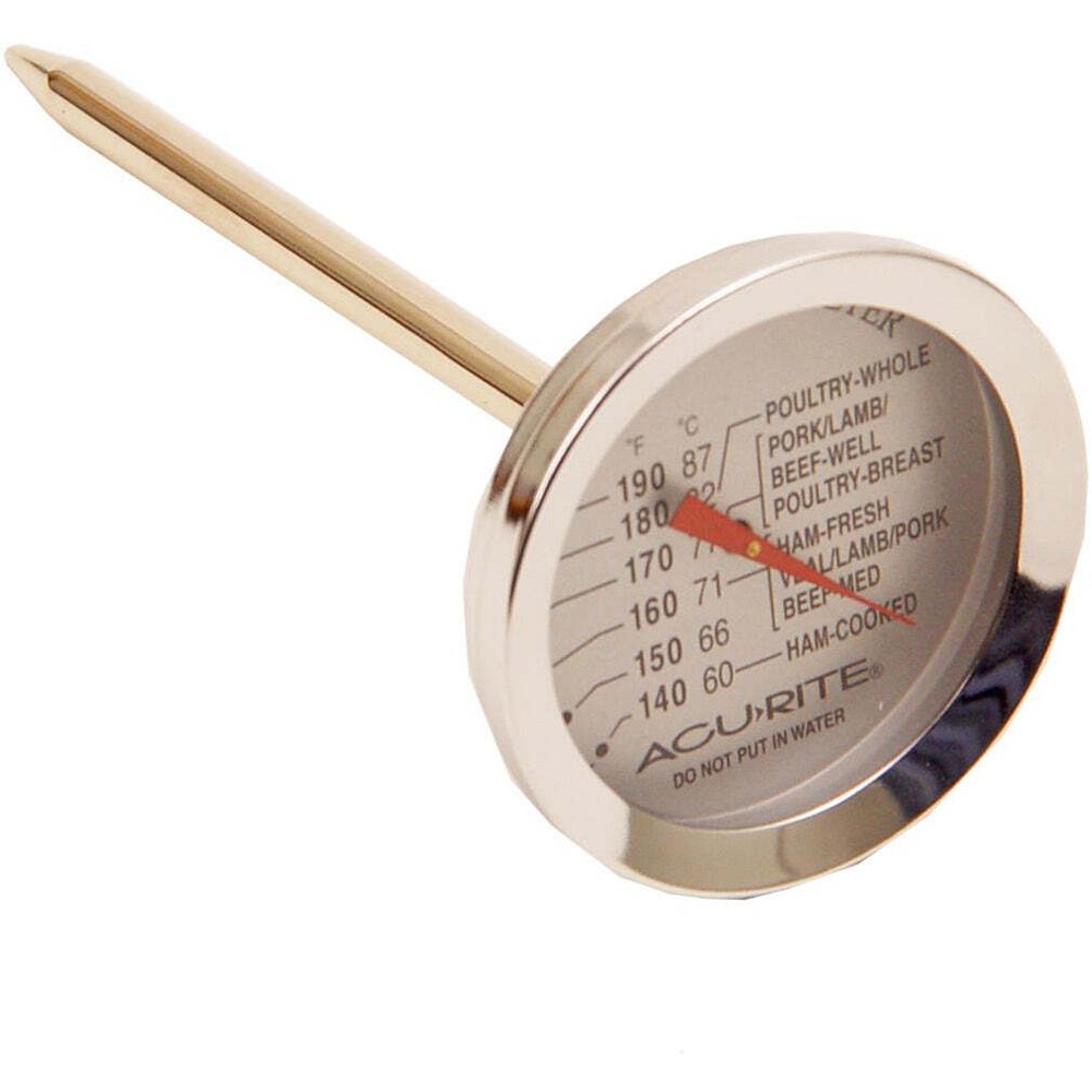 Buy Acurite Stainless Steel Dial Style Meat Thermometer Food/Cooking ...