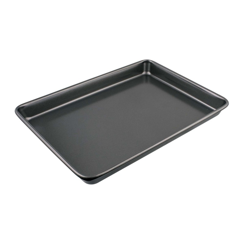 Buy Bakemaster Carbon Steel 33x24cm Rectangle Baking/Slice Pan Tray ...