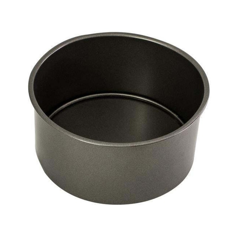 Buy Bakemaster Loose Base Carbon Steel 18cm Round Deep Cake Pan Oven ...