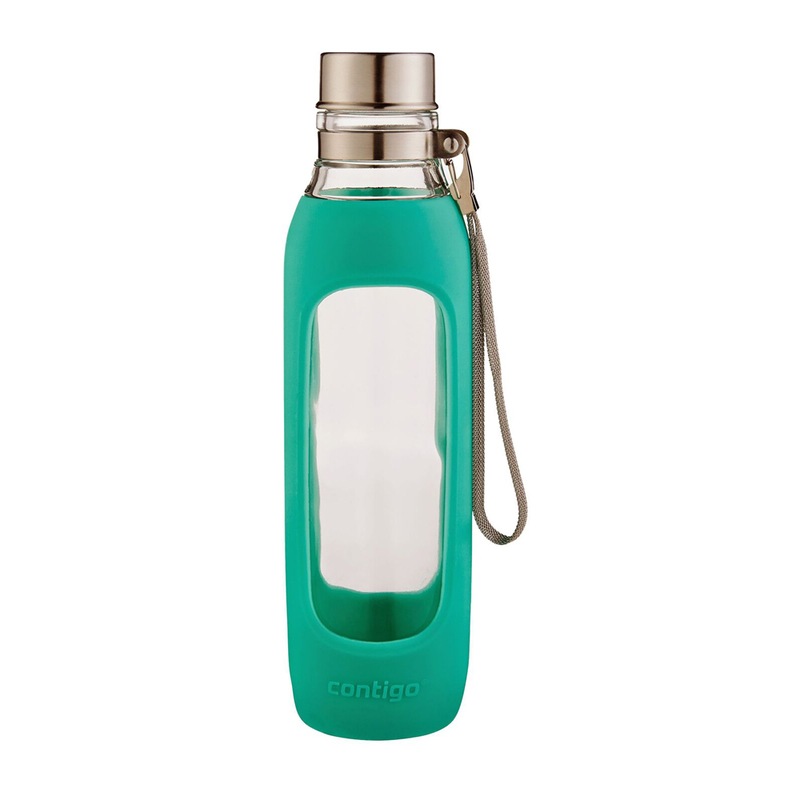 Buy Contigo Purity 591ml Glass Water Bottle Drinking Tumbler Container ...