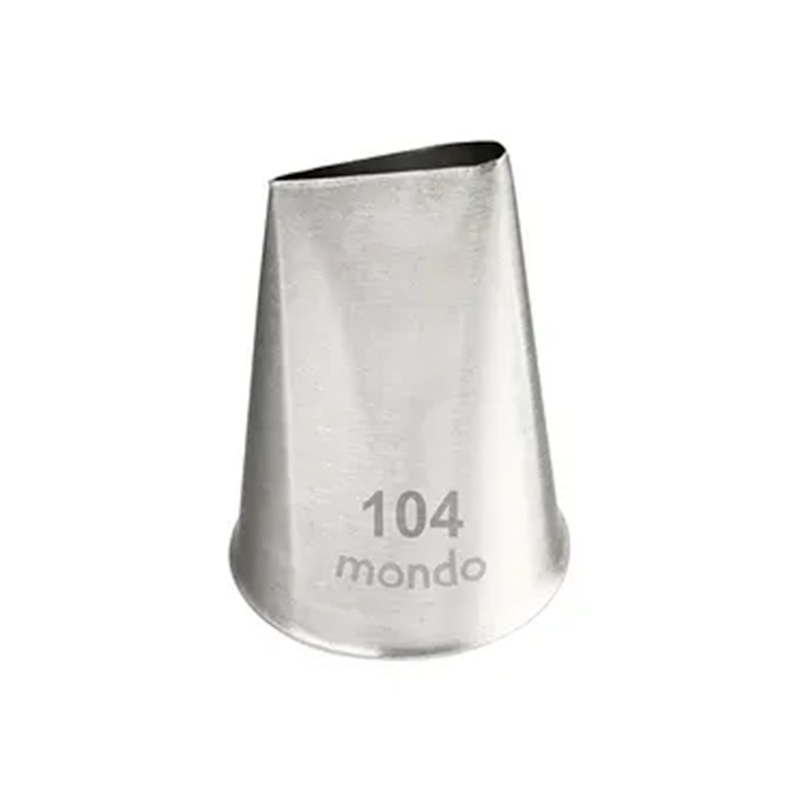 Buy Mondo Stainless Steel #104 Rose Piping Tip Icing Cake Decorating ...