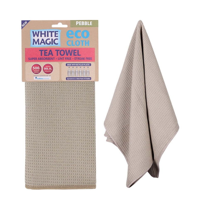 Buy White Magic Reusable 70x50cm Tea Towel Absorbent Cleaning/Drying ...
