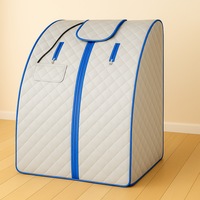 Buy Portable Steam Sauna Pop Up Home Spa Steamer Tent with Remote ...