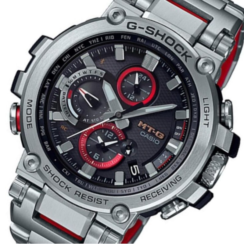 Casio G Shock Mt G Bluetooth And Multiband 6 Solar Powered Stainless