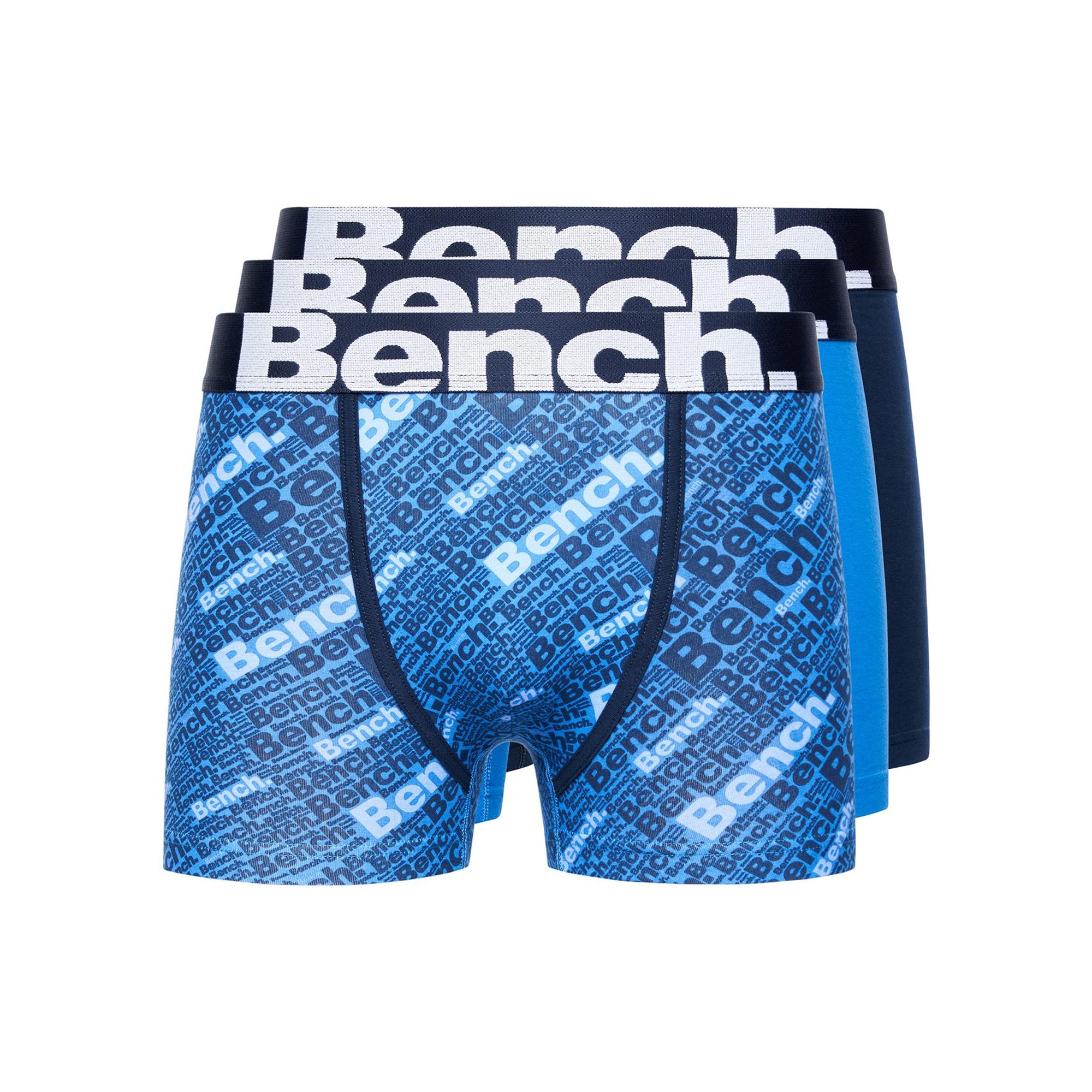 Buy Bench Mens Bamber Assorted Designs Boxer Shorts (Pack of 3 ...