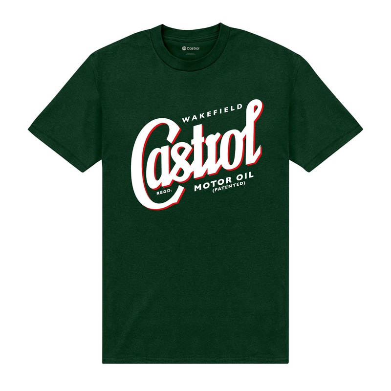Buy Castrol Unisex Adult Registered Logo T-Shirt - MyDeal