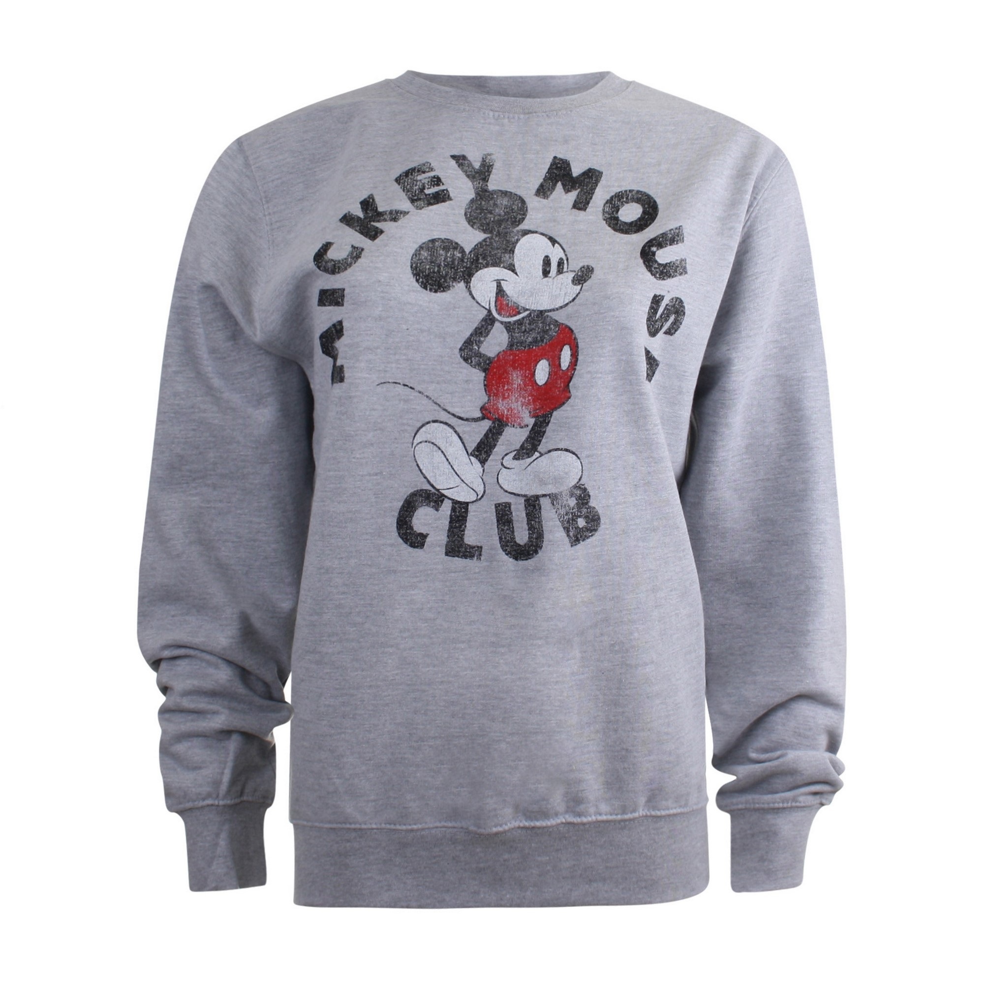 Buy Disney Womens/Ladies Mickey Mouse Club Crew Neck Sweatshirt ...