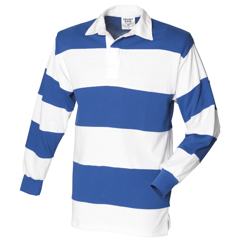 Buy Front Row Sewn Stripe Long Sleeve Sports Rugby Polo Shirt - MyDeal Buy Front Row Sewn Stripe Long Sleeve Sports Rugby Polo Shirt - MyDeal