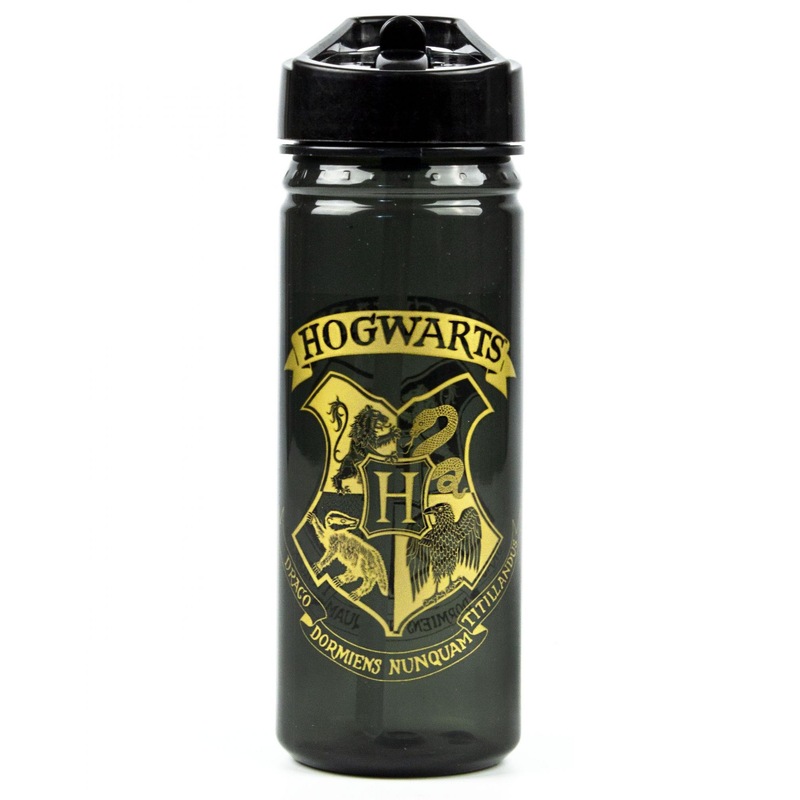 Buy Harry Potter Hogwarts Crest Plastic 600ml Water Bottle - MyDeal