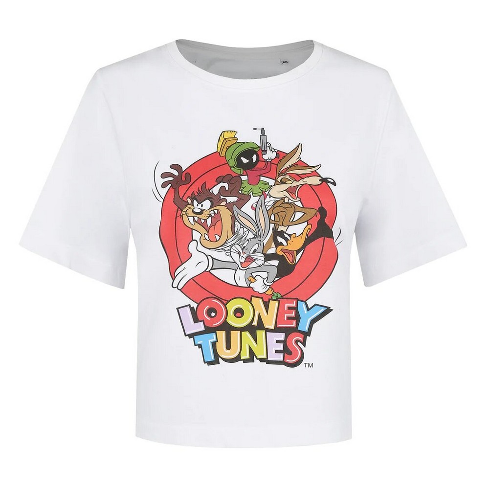 Buy Looney Tunes Womens/Ladies Characters Boxy Crop Top - MyDeal Australia