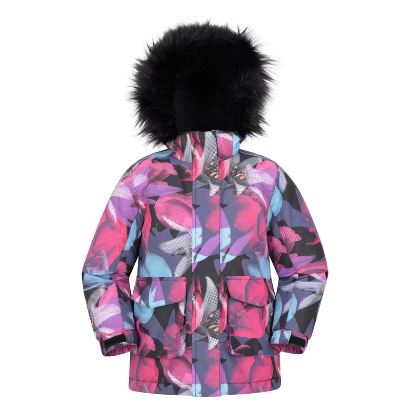 Buy Mountain Warehouse Childrens/Kids Ranger Floral Waterproof Jacket ...