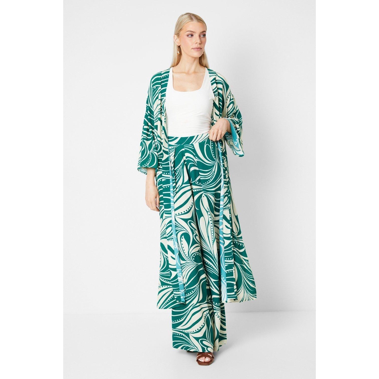 Buy Principles Womens/Ladies Abstract Wide Leg Trousers - MyDeal Australia