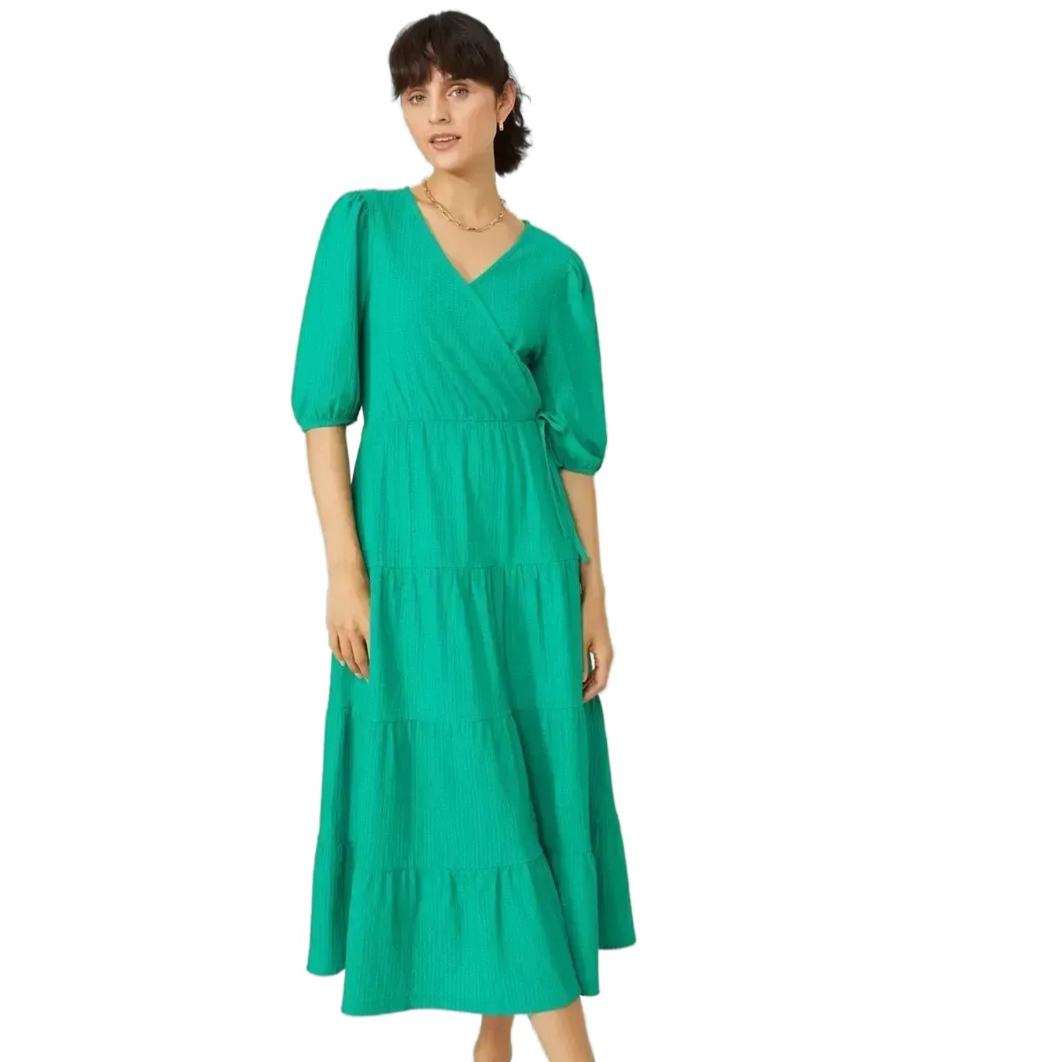 Buy Principles Womens/Ladies Petite Tiered Wrap Maxi Dress - MyDeal ...