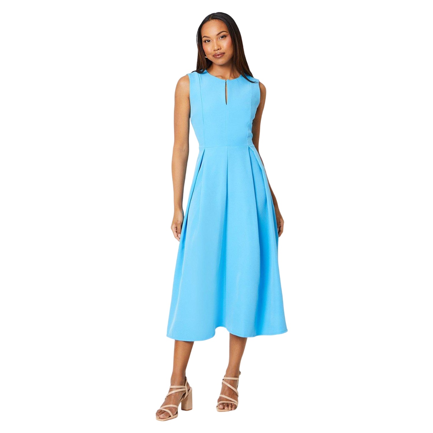 Buy Principles Womens/Ladies Pleated Keyhole Midi Dress - MyDeal Australia