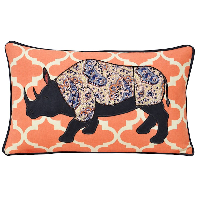Buy Riva Home Kruger Rhino Cushion Cover - MyDeal Australia
