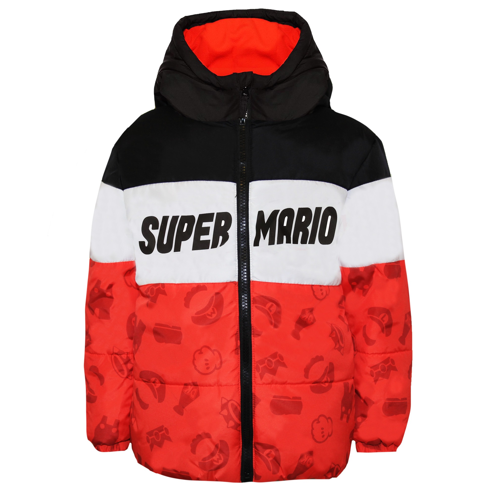 Buy Super Mario Boys Logo Puffer Jacket - MyDeal Australia