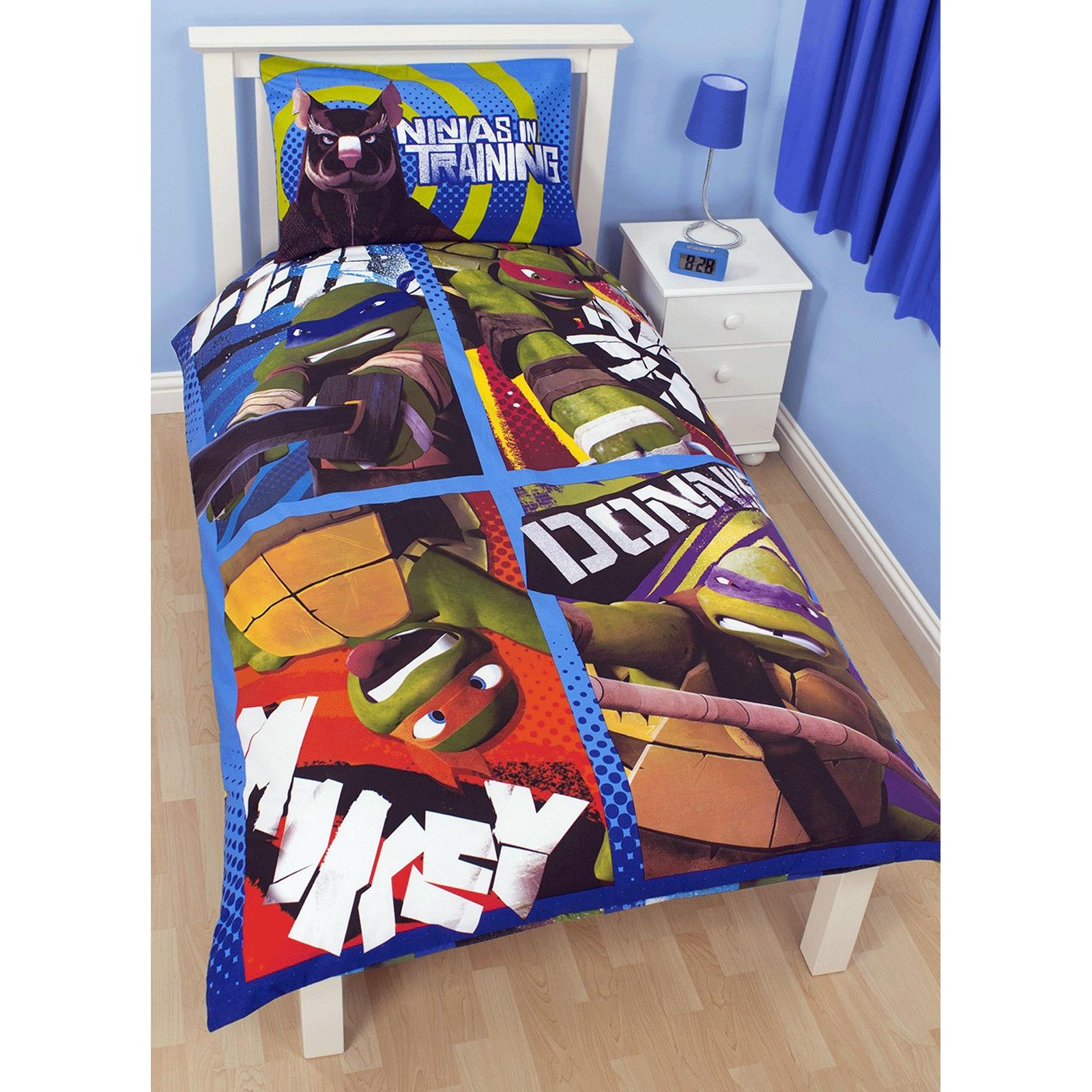 Buy Teenage Mutant Ninja Turtles Dudes Kids Reversible Single Duvet ...