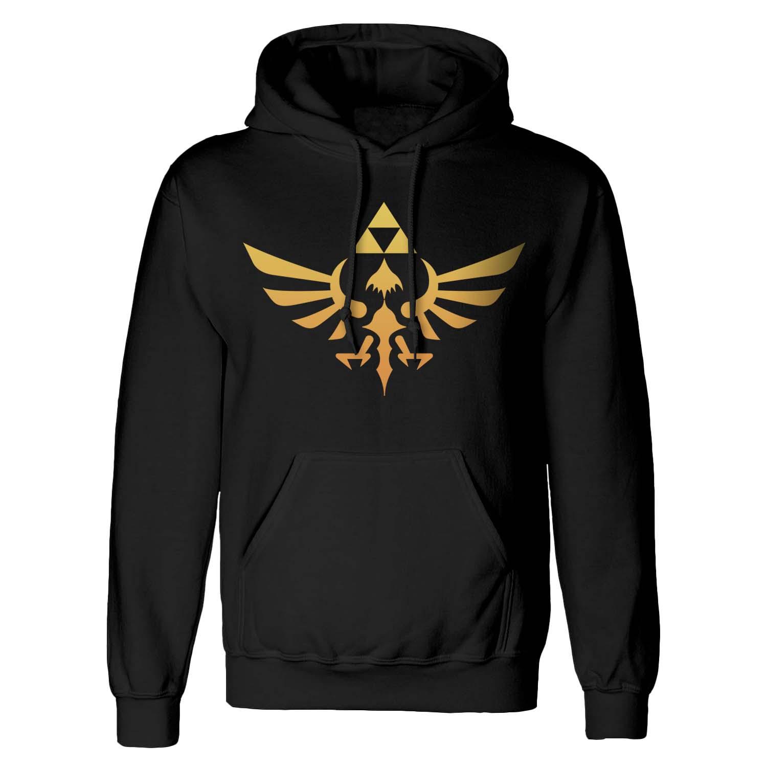 Buy The Legend Of Zelda Unisex Adult Hyrule Logo Pullover Hoodie ...